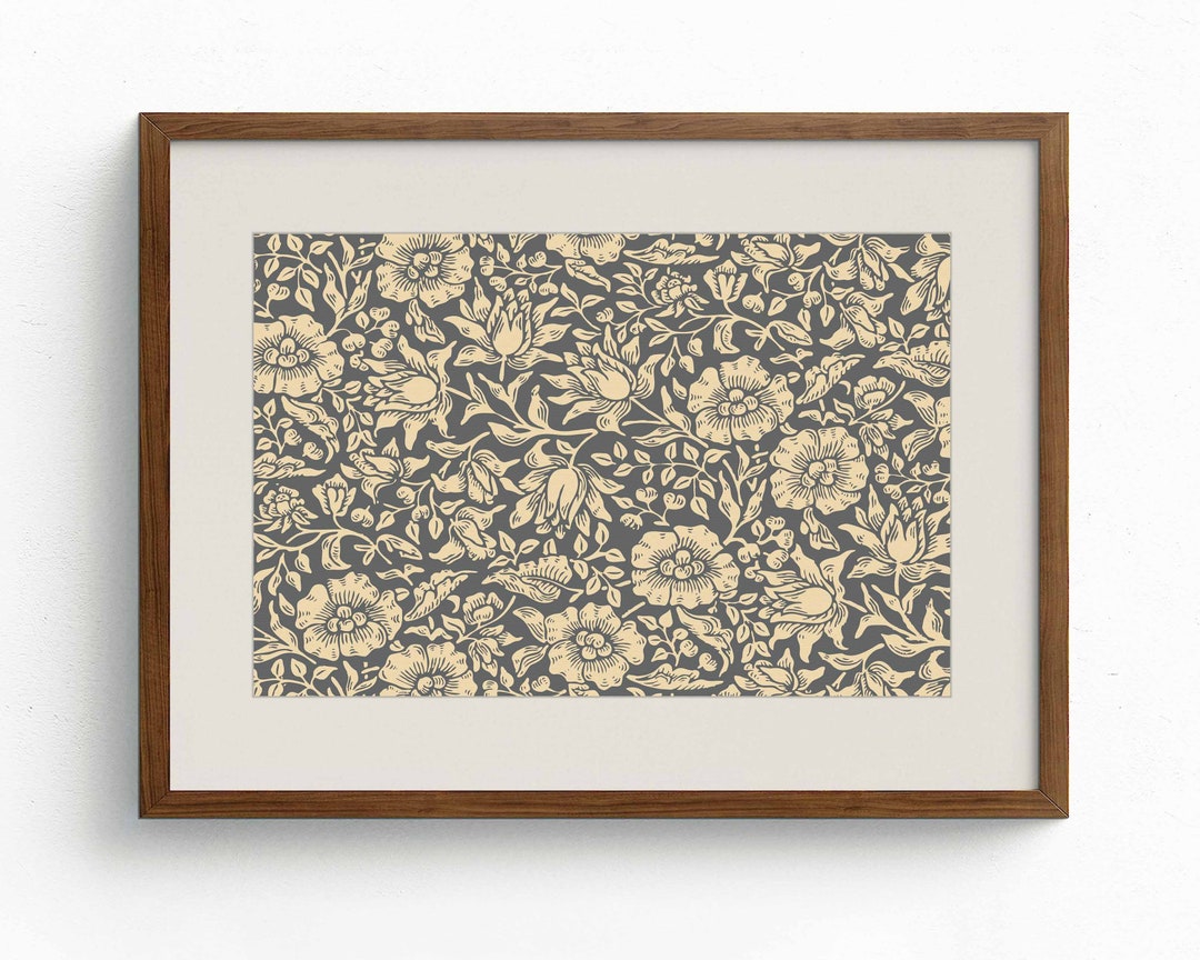 Elegant Pattern Tapestry PRINTABLE Art, Vintage Textile Downloadable ...