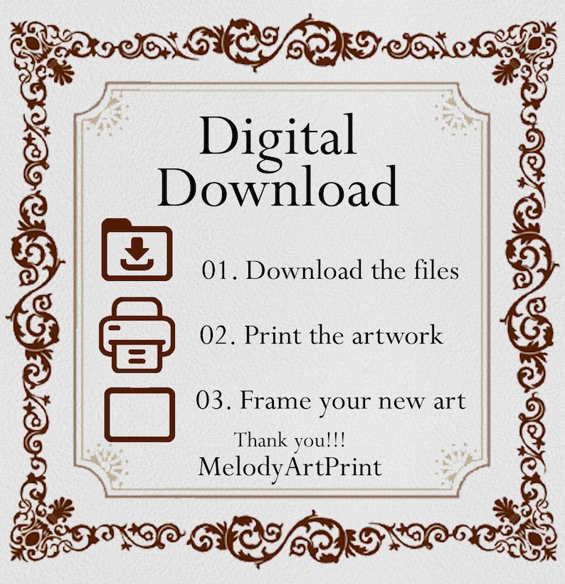 Vintage Spring Meadow Painting, Square Landscape Art Print (digital ...