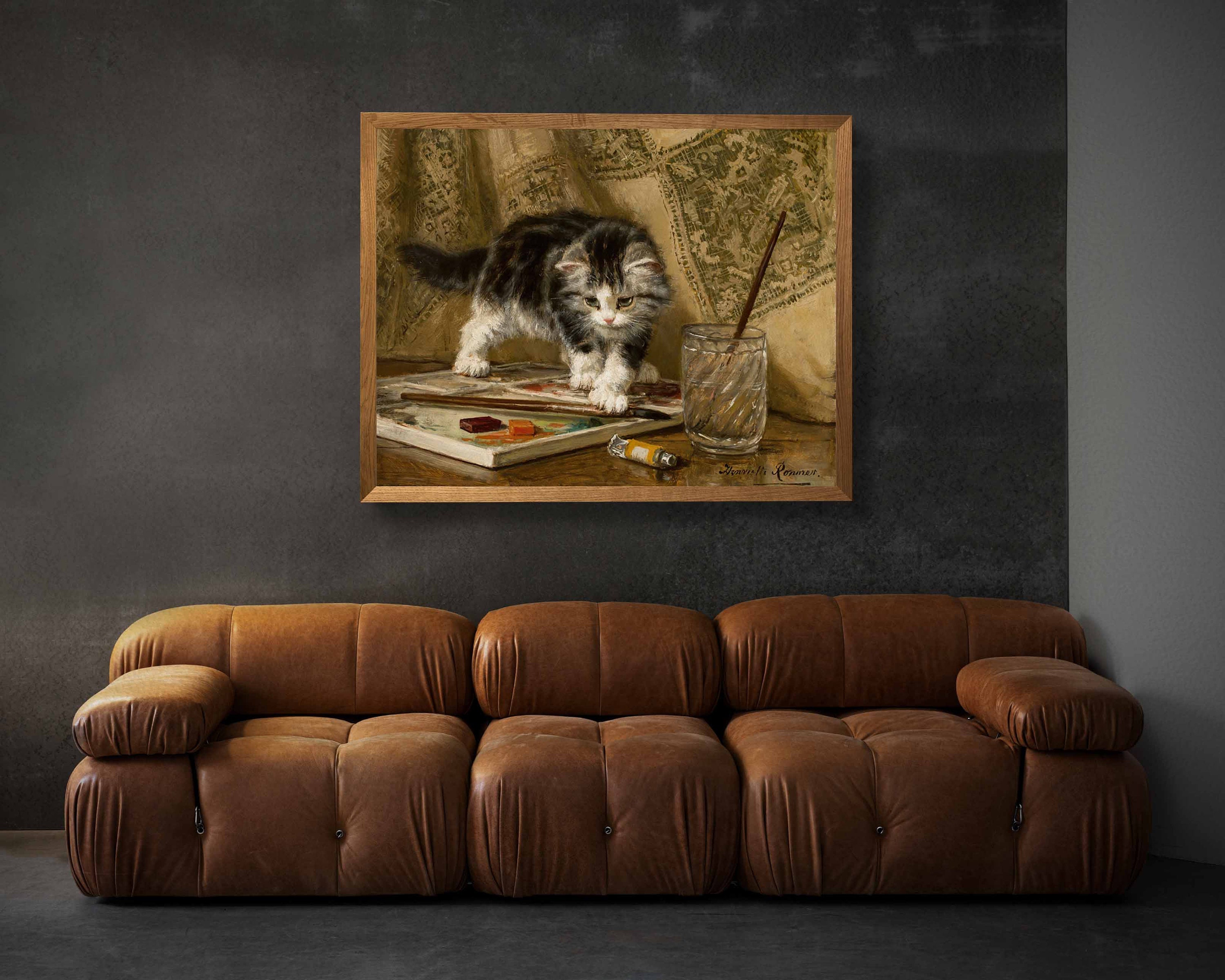 Cat Museum Exhibition Poster Print, Cat Poster, Cat Wall Art, Classic ...