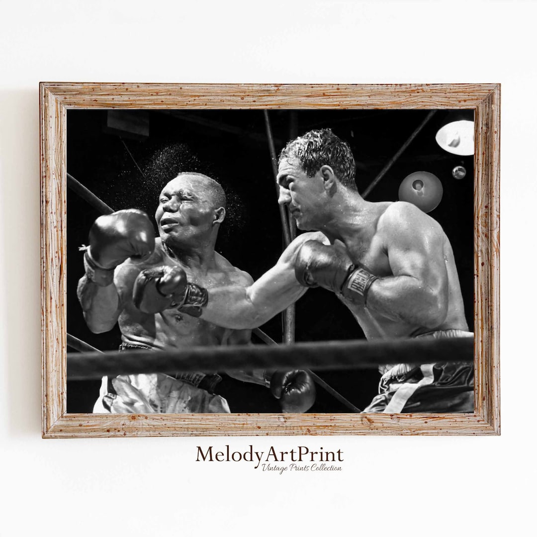 Rocky Marciano Poster, Vintage Boxing Prints, Digital Printable ...