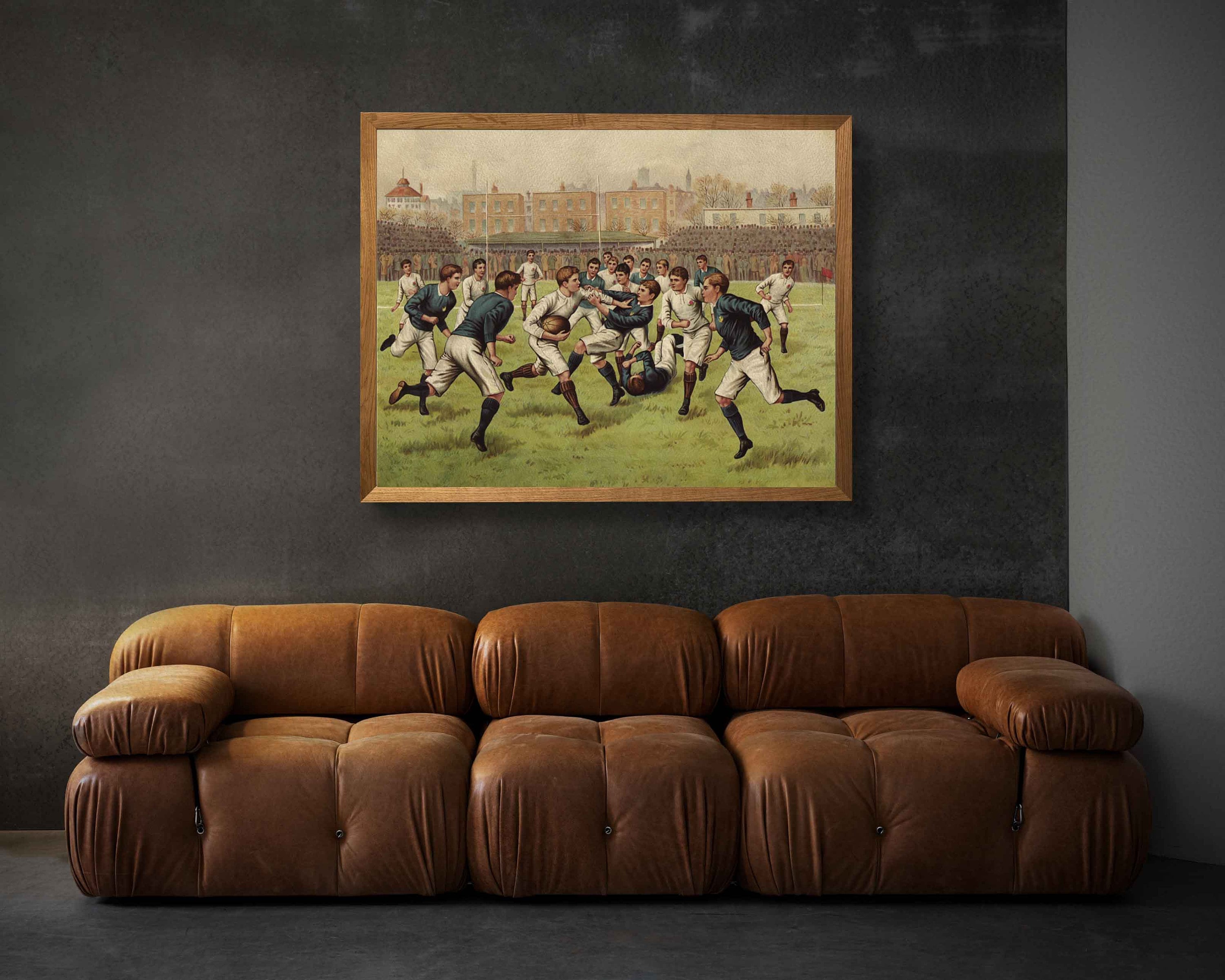 Set of 4 Sports Posters Prints Football Baseball Soccer Golf Sports Fan ...