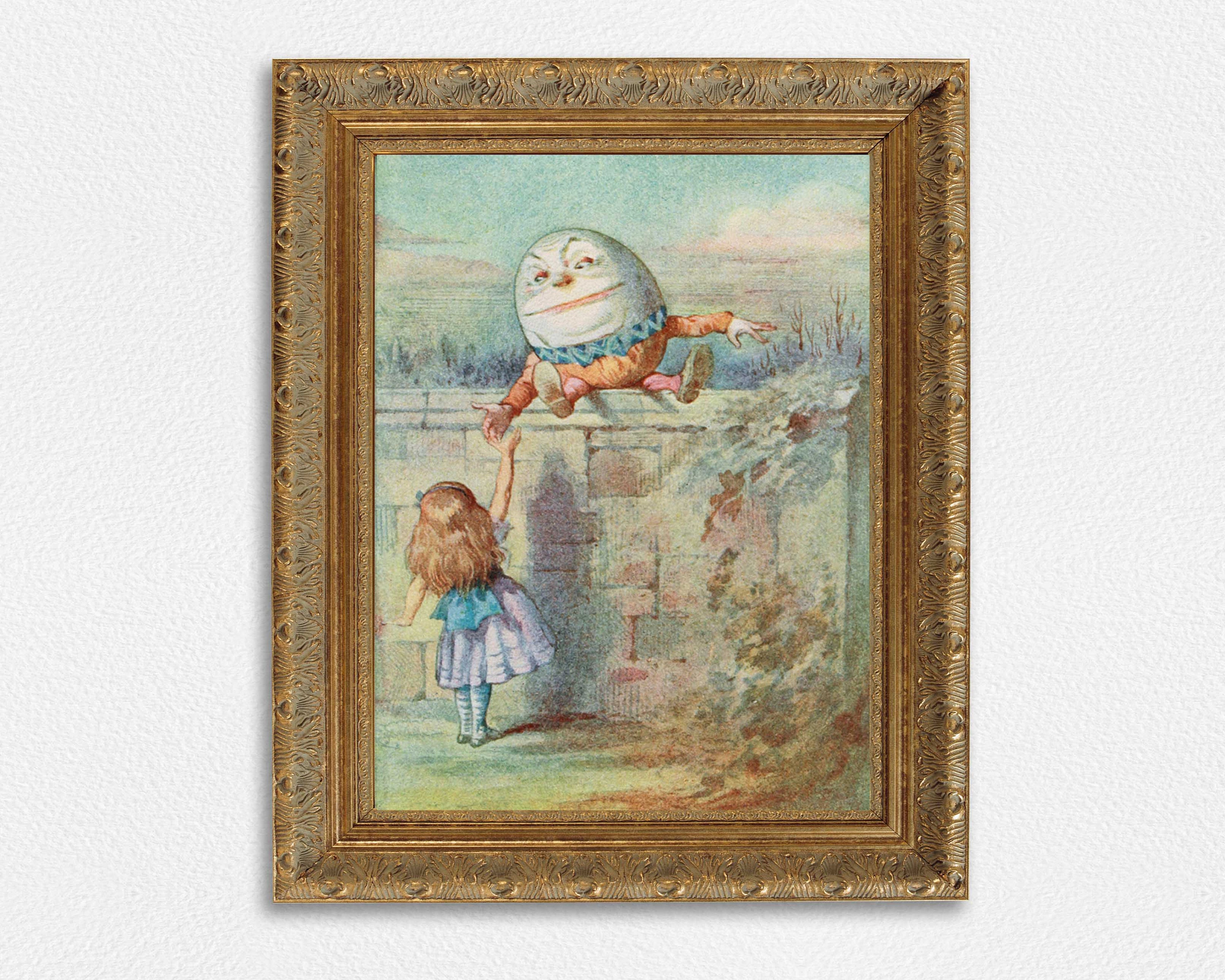Antique Book Illustrations Wall Art, Vintage Children Digital ...