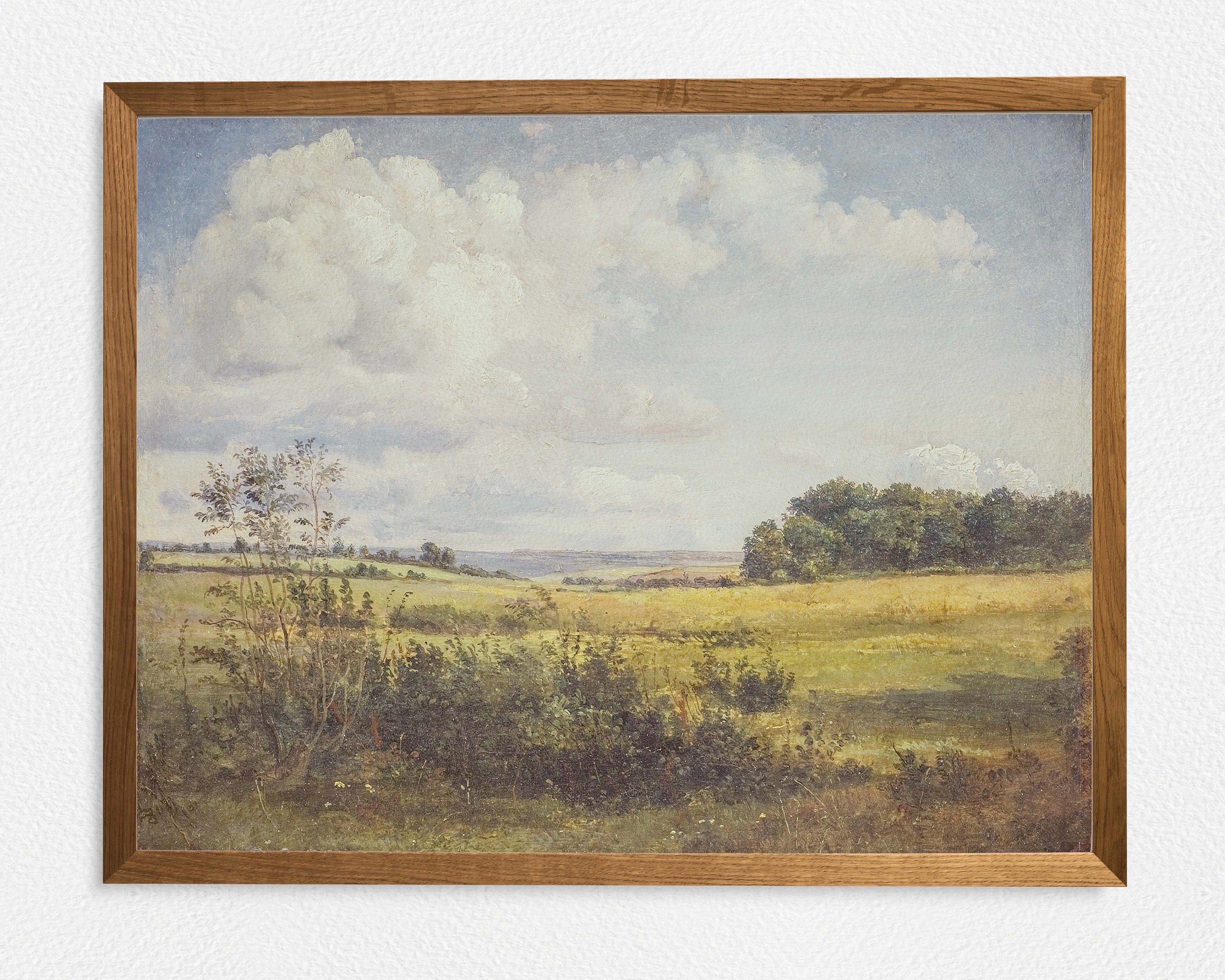 Vintage European Landscape Oil Painting Country Landscape - Etsy