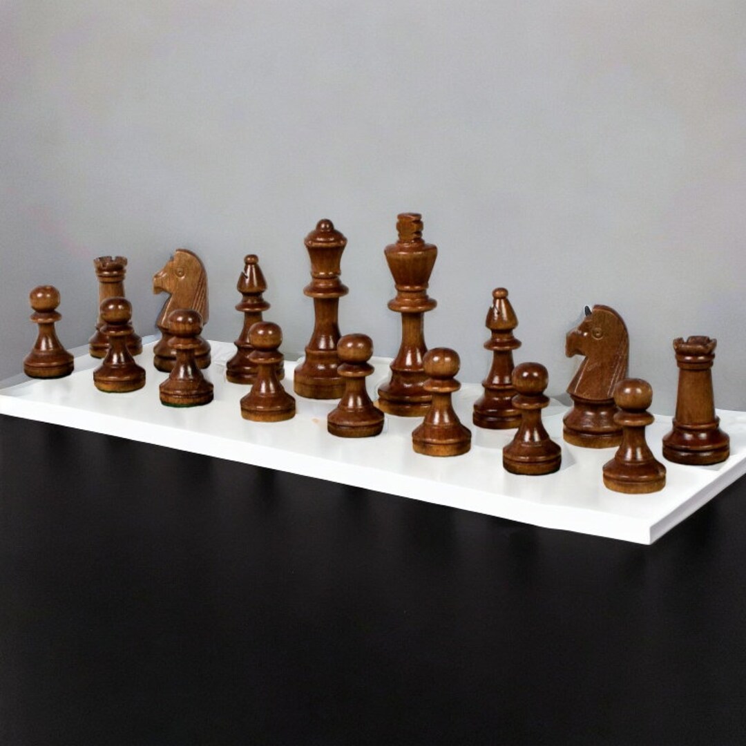 40x40 Cm Personalized Large Wooden Handmade Chess Board, Best Gift for ...