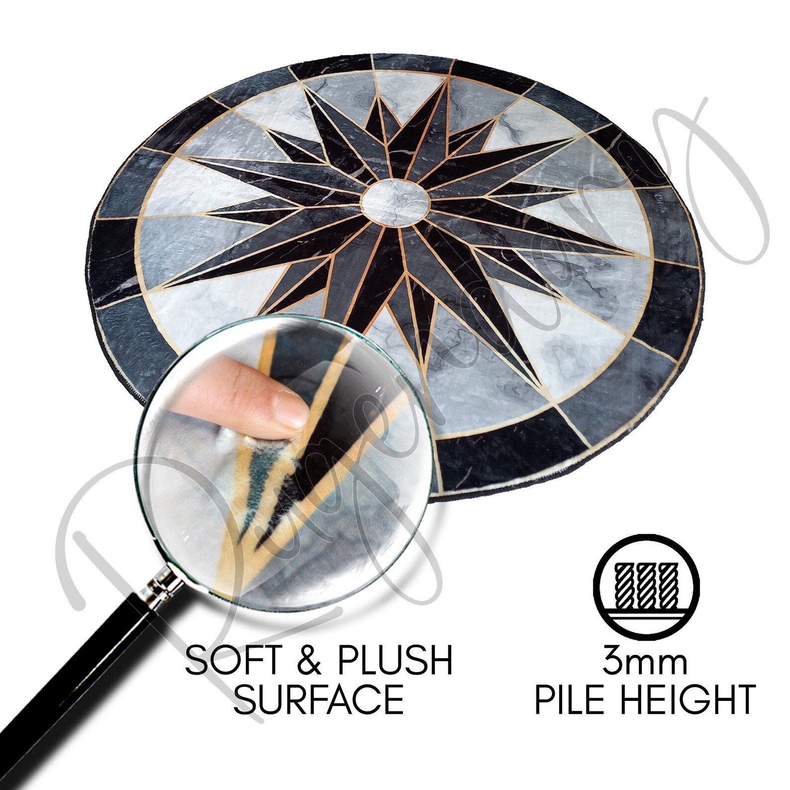 NASA Spaceship Rug Cartoon Spacecraft Carpet Round Soft Area - Etsy