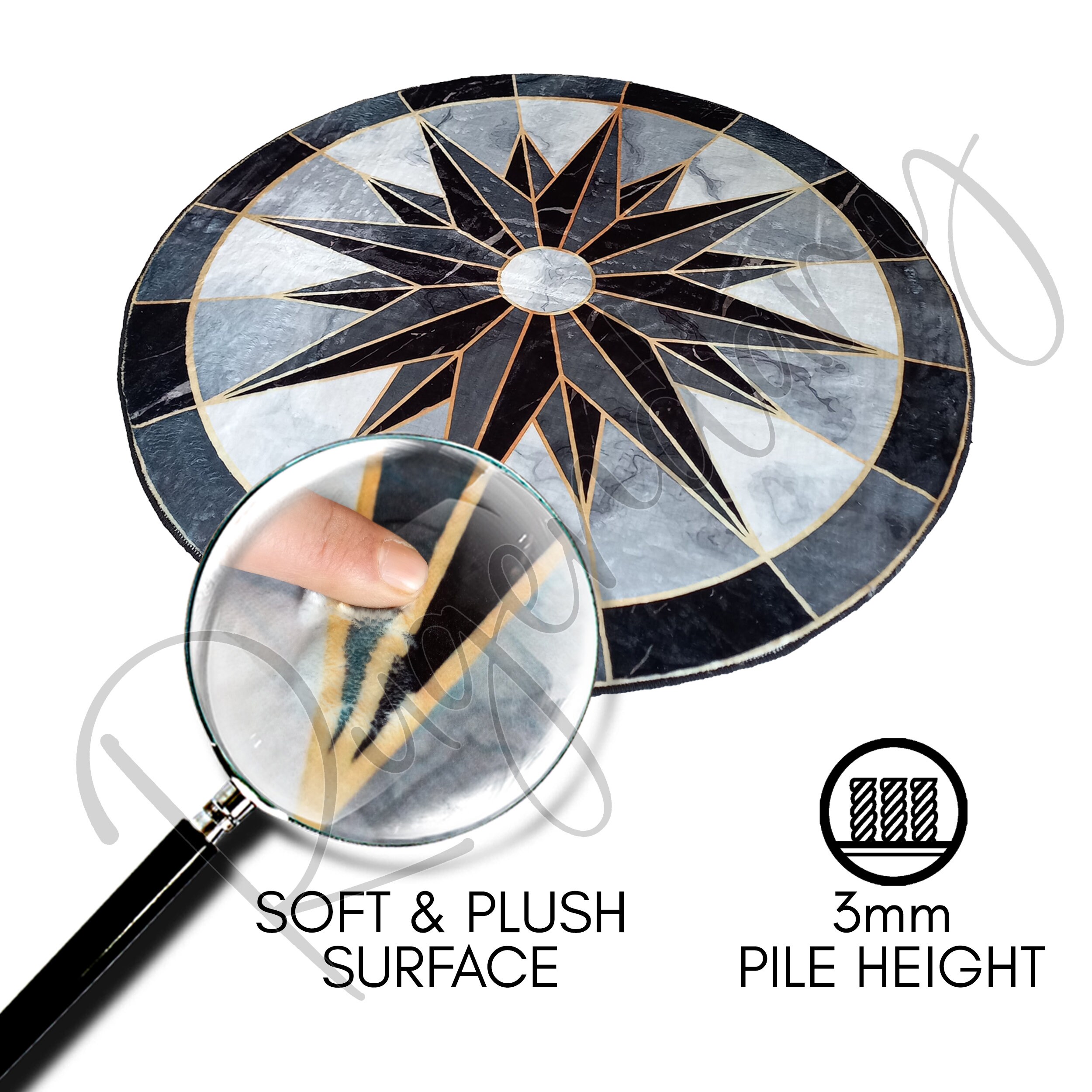 NASA Spaceship Rug Cartoon Spacecraft Carpet Round Soft Area - Etsy