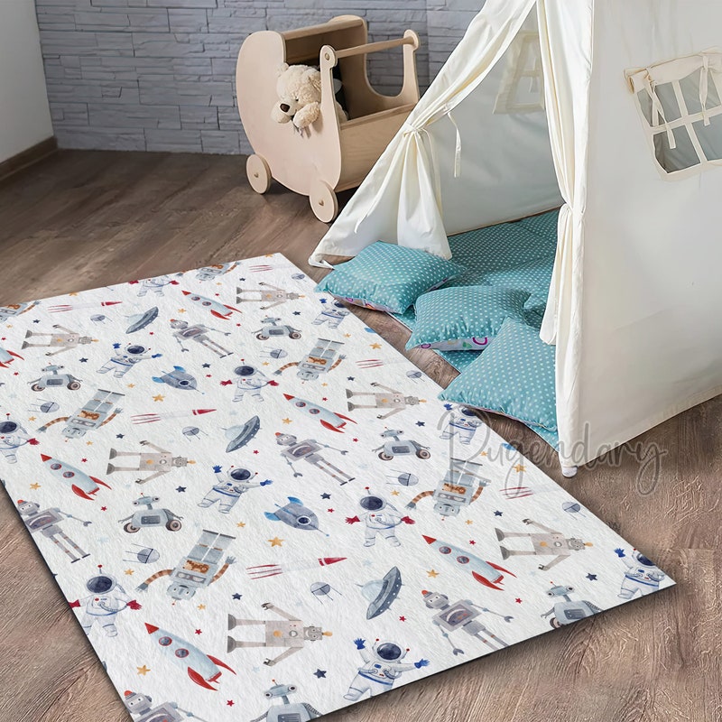 Baby Astronaut Rug - Etsy