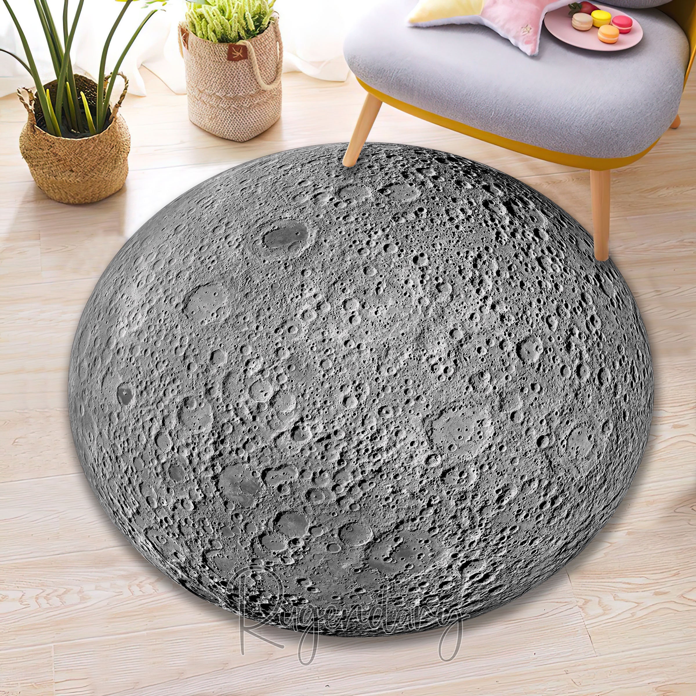 MOON Rug FULL Moon Carpet 3D Moon Mat Planet Space Rug - Etsy