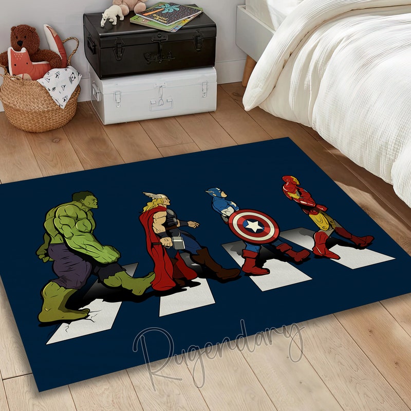 Avengers Rug - Etsy
