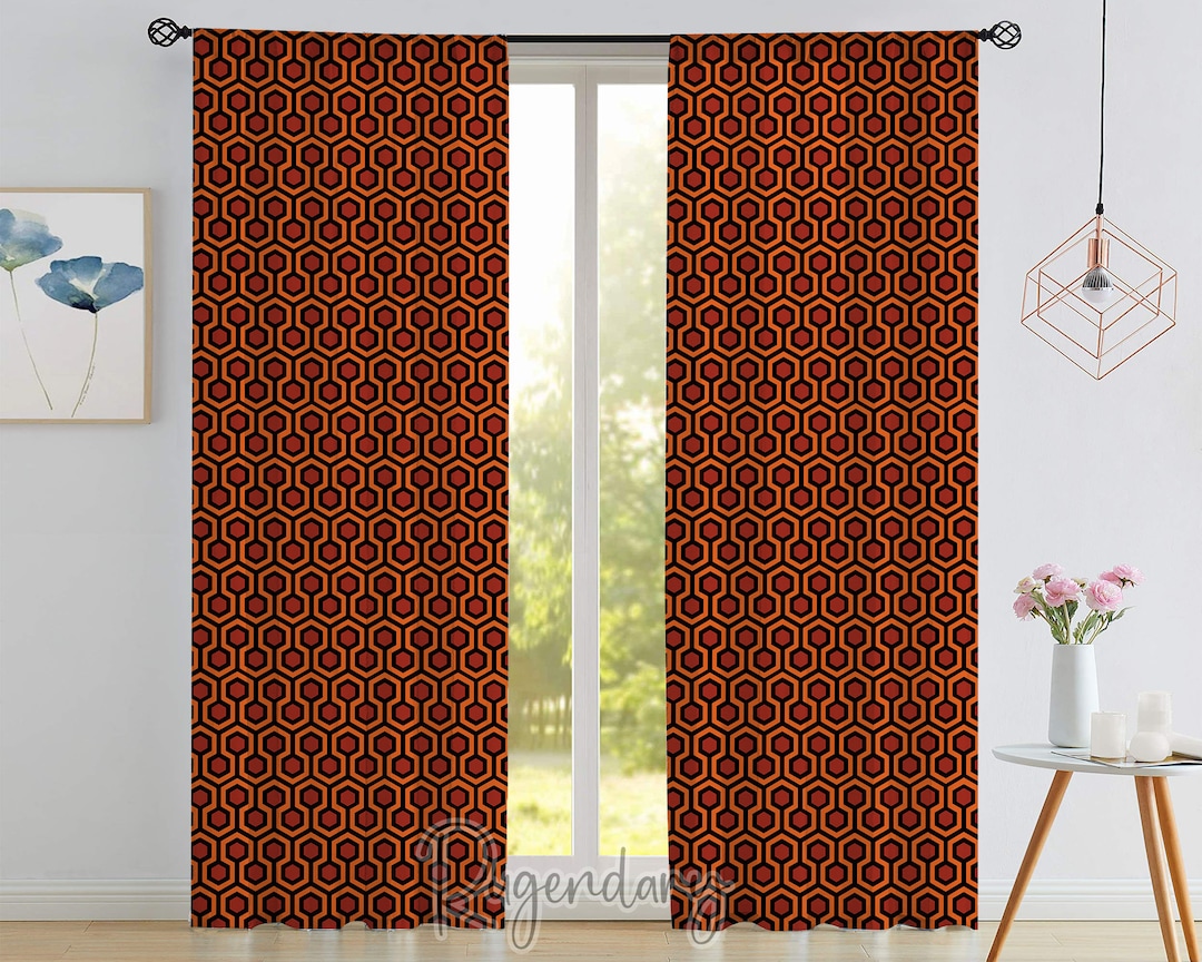 The Shining Curtain, Overlook Hotel Decor, Nostalgic Horror Curtain ...