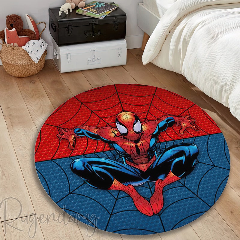 Spiderman Rug - Etsy