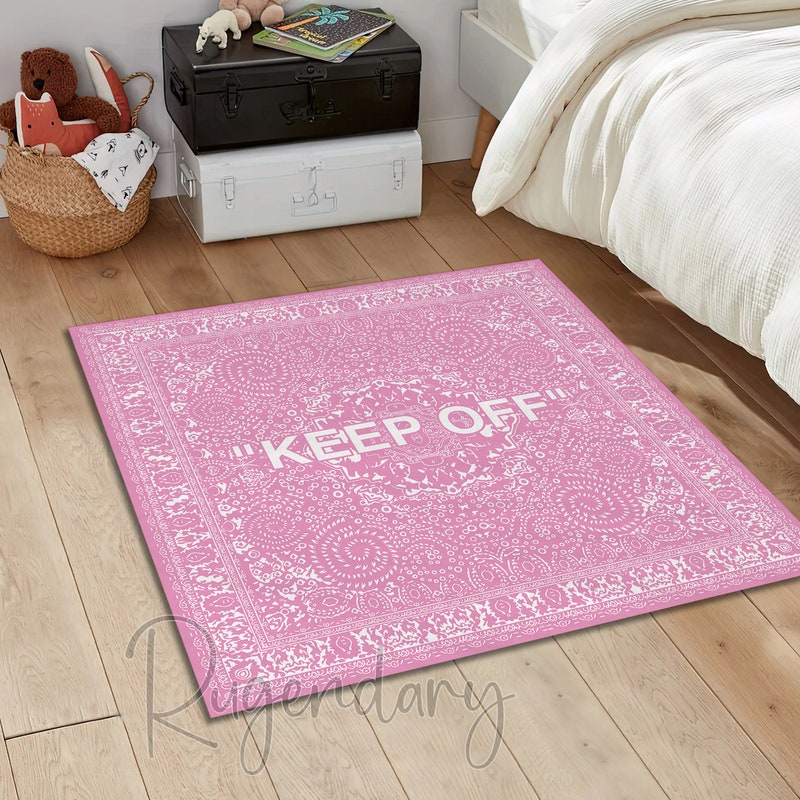 Pink Rug - Etsy