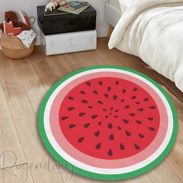 Bluey Watermelon Rug - Etsy