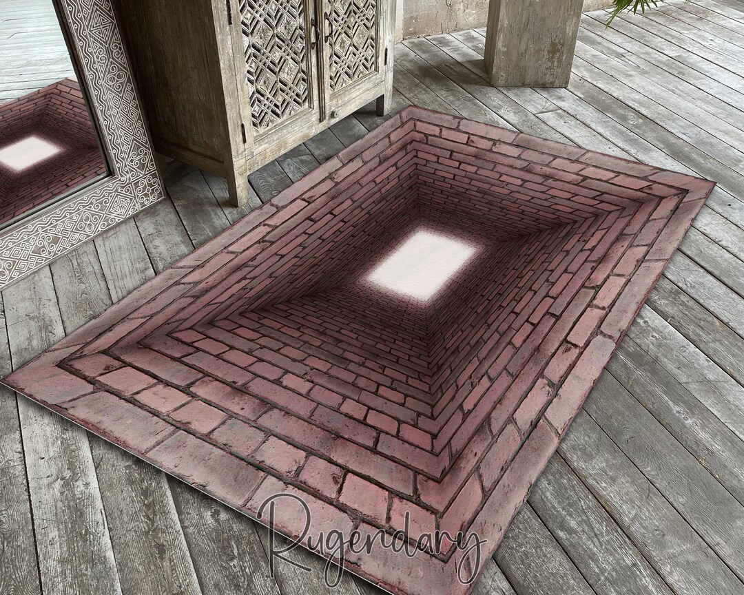 3D Vortex Rug, Illusion Carpet, Swirl Illusion Mat, Living Room Rug ...