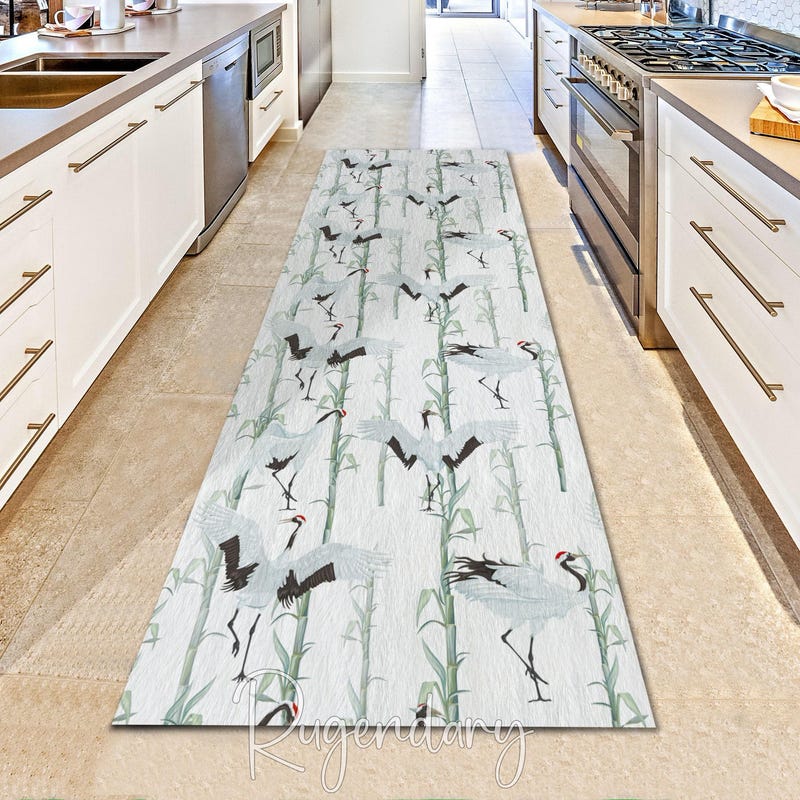 Crane Design Carpet - Etsy UK