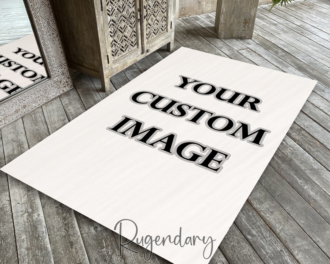 Personalized Rug, Custom Rug, Living Room Custom Rug, Boho Custom ...