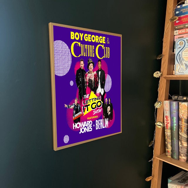 Boy George & Culture Club 'The Letting It Go Show' 2023 Tour Poster ...