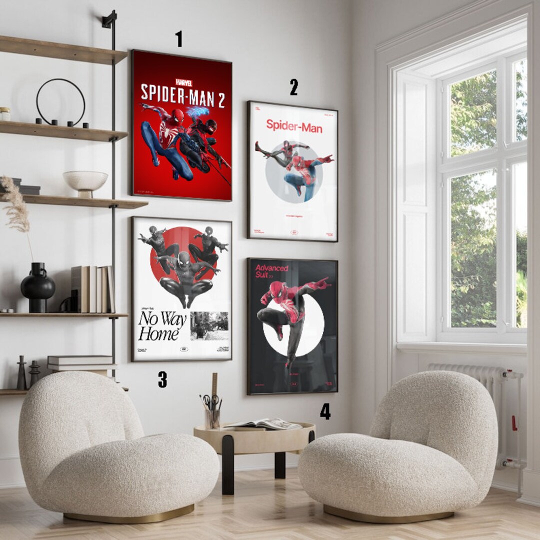 Spider-man 2 PS5 Game Poster Spider-man No Way Home Movie - Etsy