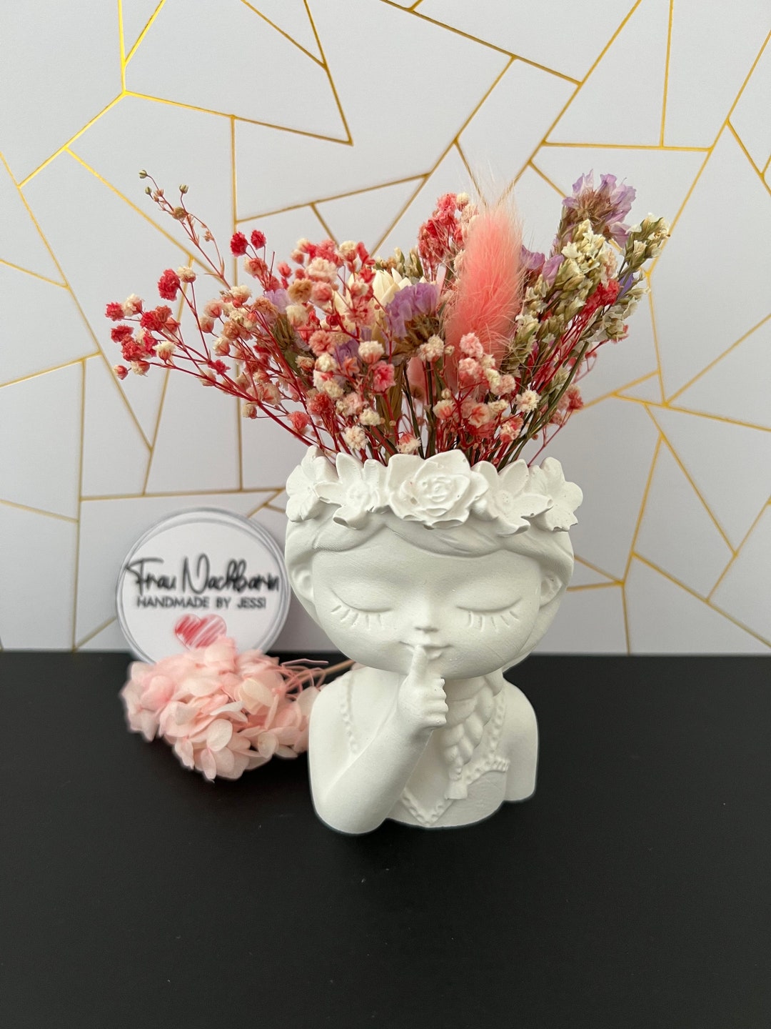 Blumenmädchen Raysin Deko Trockenblumen - Etsy.de