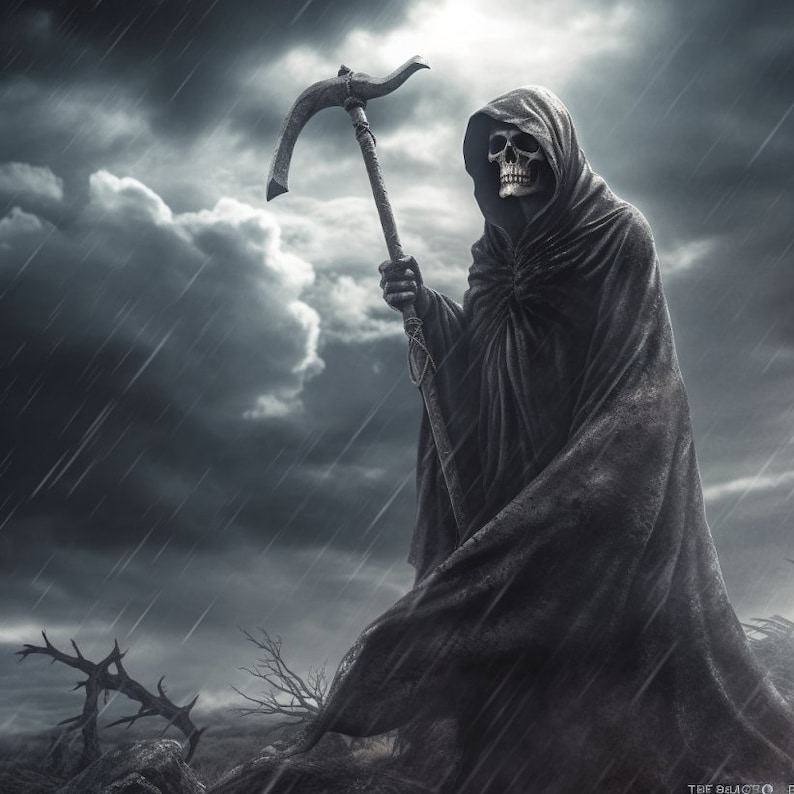 Grim Reaper Pattern. 4 Patterns Bundle. - Etsy