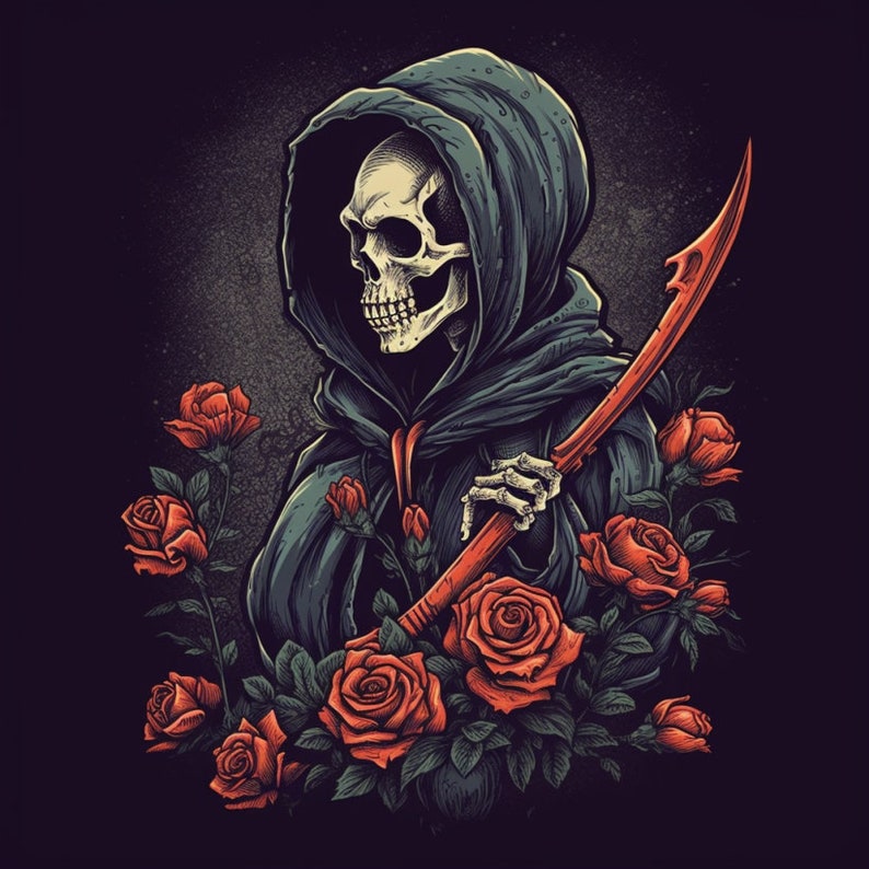 Grim Reaper Pattern. 4 Patterns Bundle. - Etsy