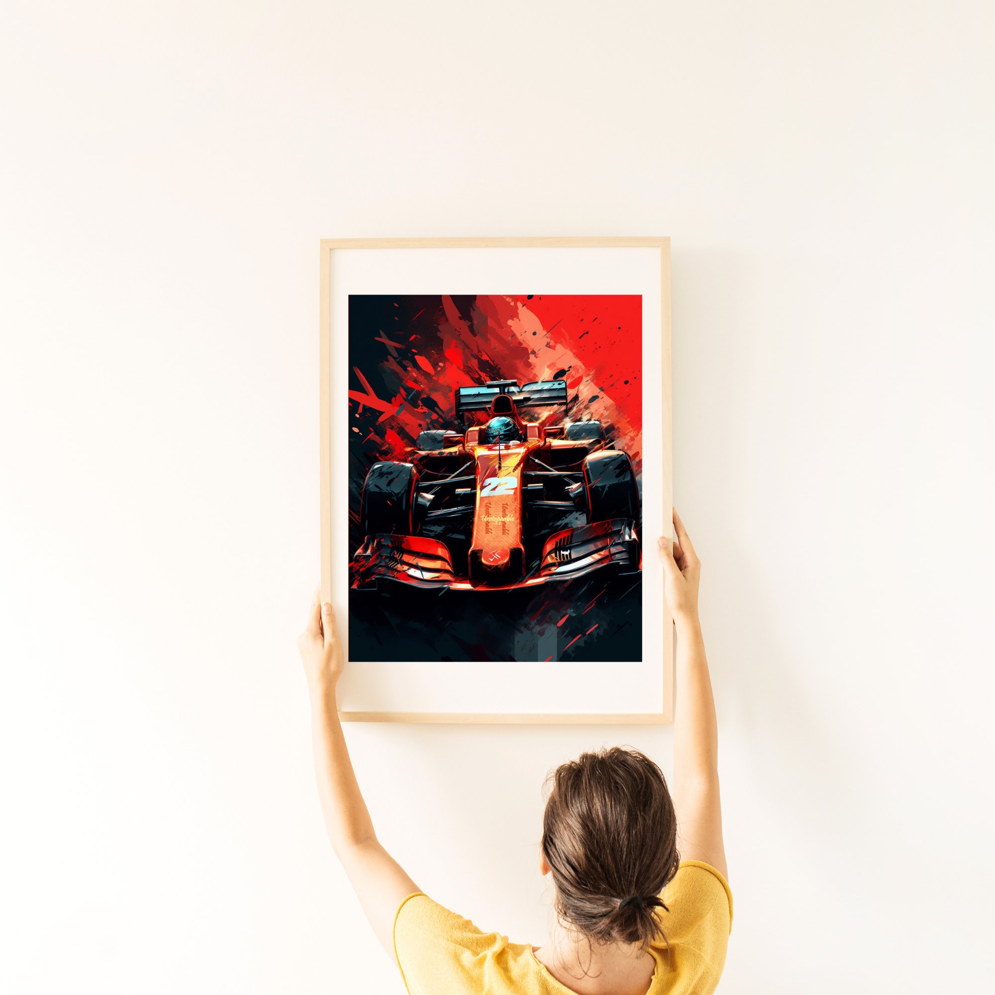 Formula 1 Poster, F1 Fan Art, Wall Art Gift, Fathers Gift, High Quality ...