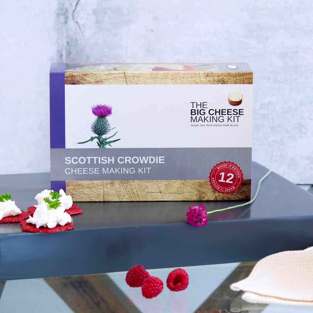 Scottish Crowdie Cheese Kit, Cheese Making Kit Homemade Food Foodie ...