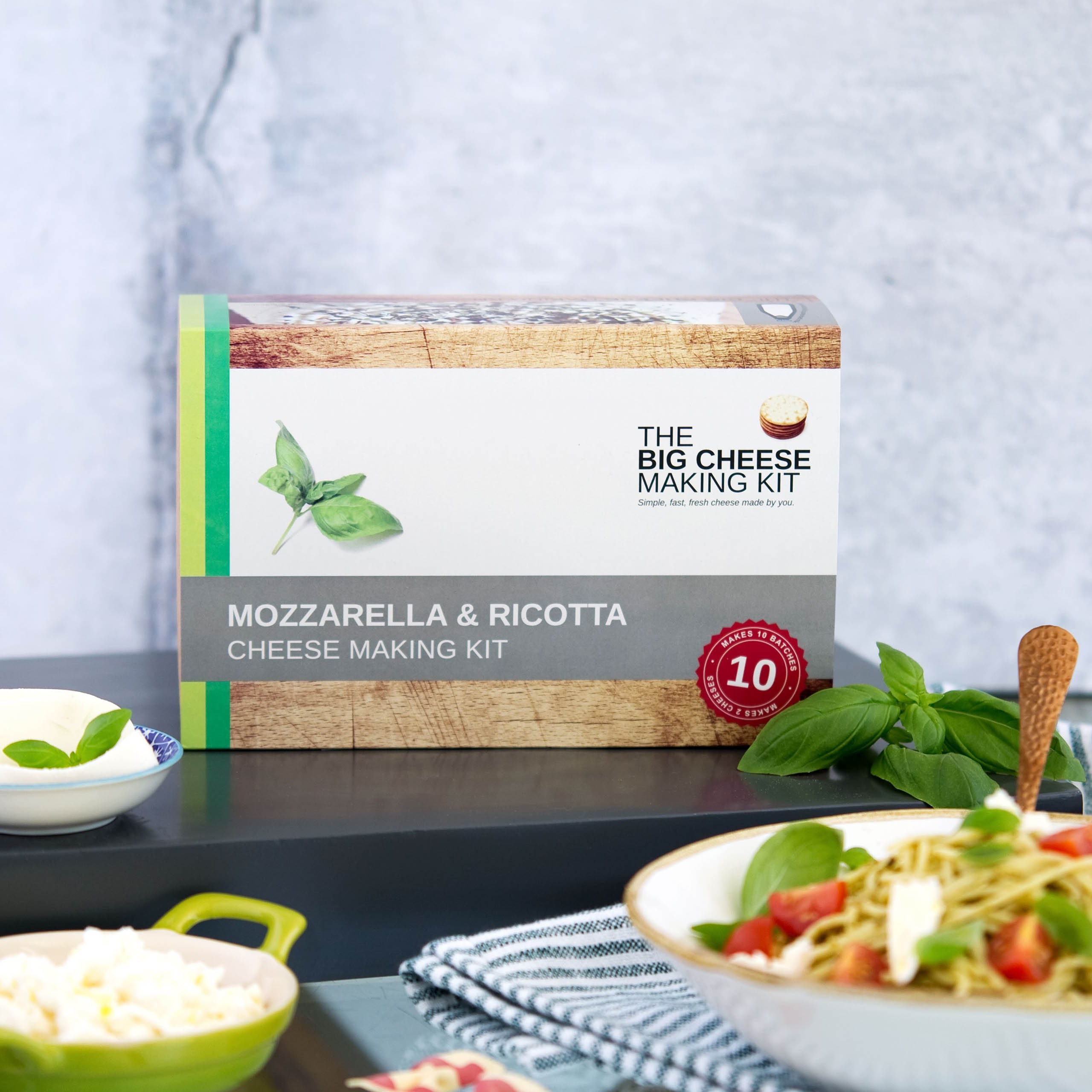 Mozzarella & Ricotta Cheeses Making Kit, Healthy Food, Cheese Making ...