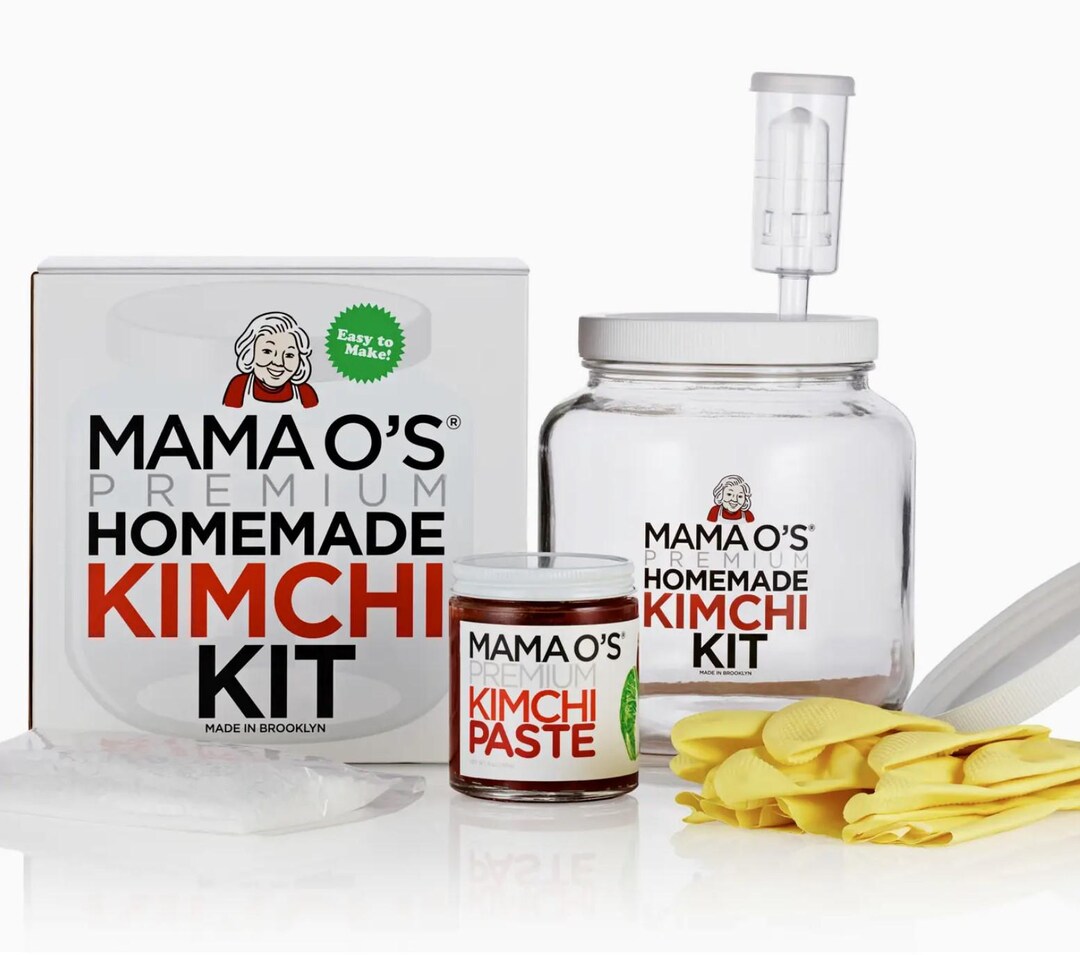 Kit for Homemade Kimchi, Includes Usda Certified Half Gallon Glass ...