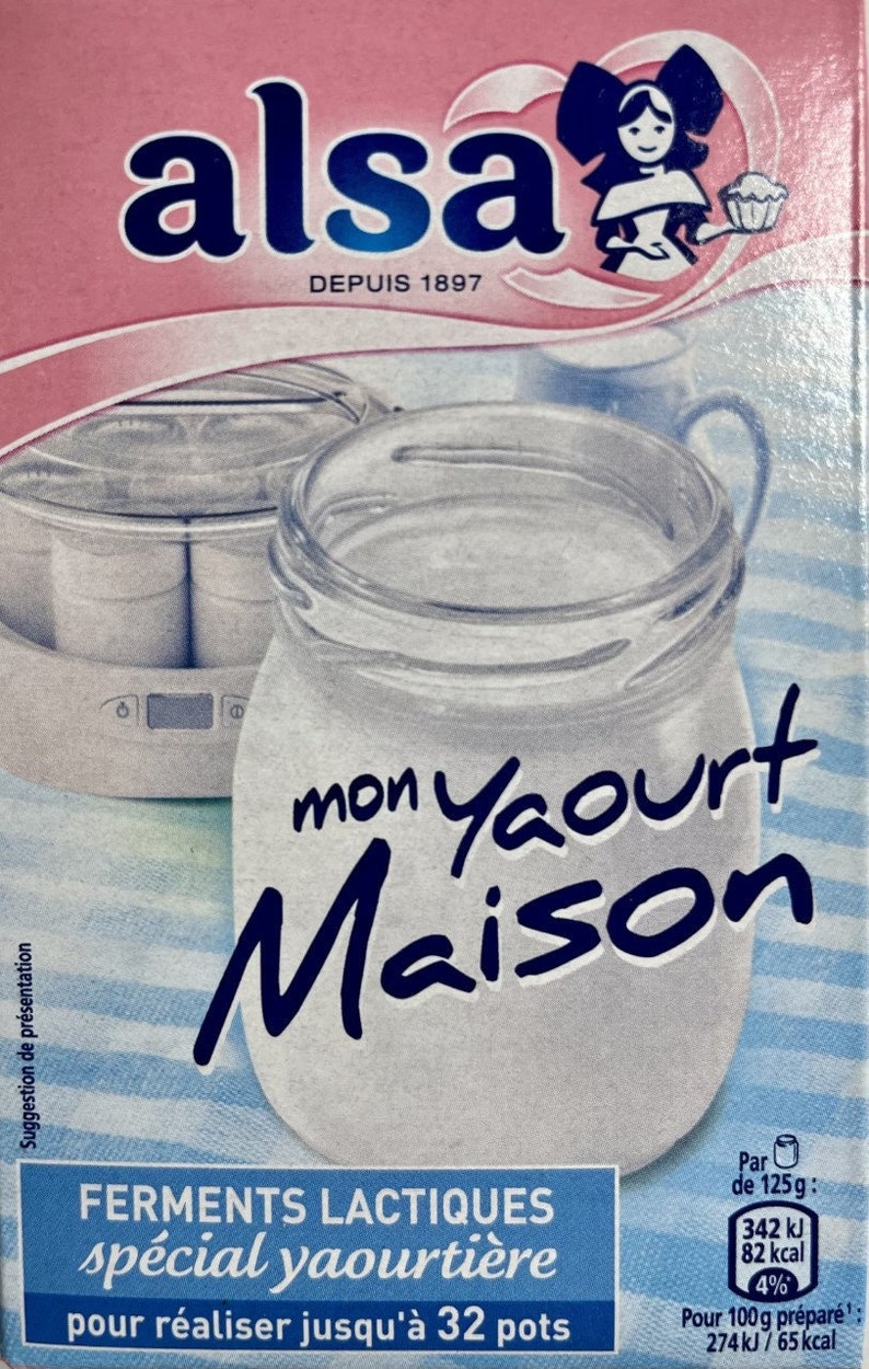 French Classic Yogurt Starter Alsa Yogurt Maison Yogurt Homemade French ...