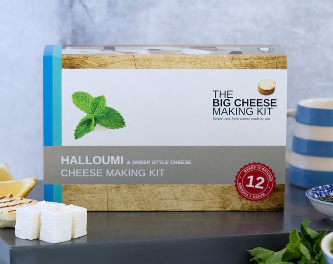 Halloumi and Greek Cheeses Kit, Cheese Making Kit, DIY Cheese Handmade ...