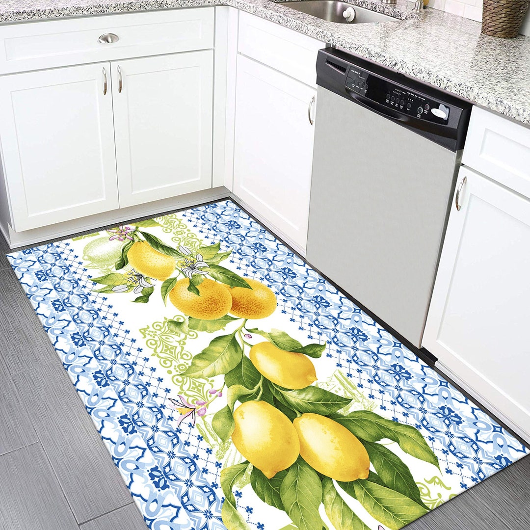 Kitchen Rug, Kitchen Decor, Kitchen Decor Rug, Kitchen Carpet,lets Cook ...