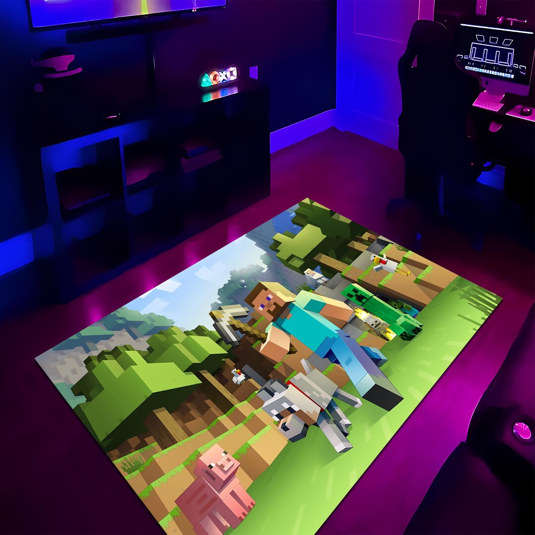 Popular Game Rug,gamer Carpet, Gaming Carpet, Custom Carpet, Living ...