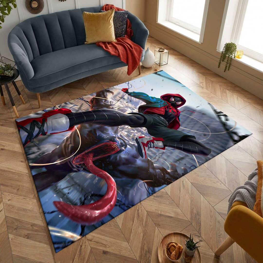 Spider-man Rug, Movie Decor, Movie Character Rug, Fantastic Rug ...