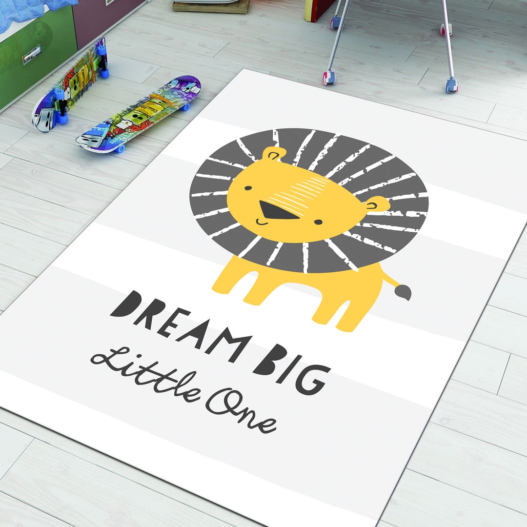 Lion Rug, Lion King Themed Rug, Nursery Rug, Kids Room Rug, Modern Rug ...
