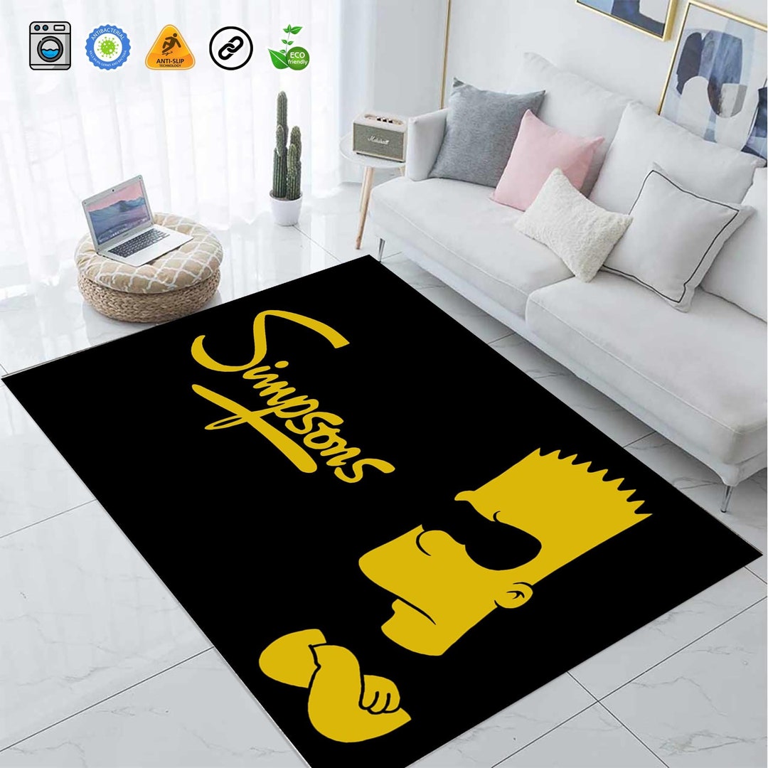Simpsons Rug Artwork Themed Rugcustom Rugpopular TV - Etsy