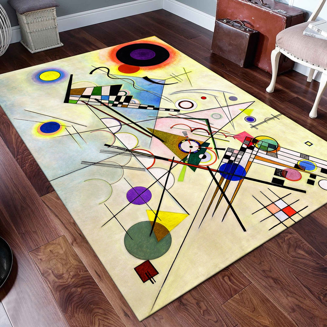 Art Rug, Art, Abstract Art, Kandinsky Prints, Style Abstract Rug, Door ...