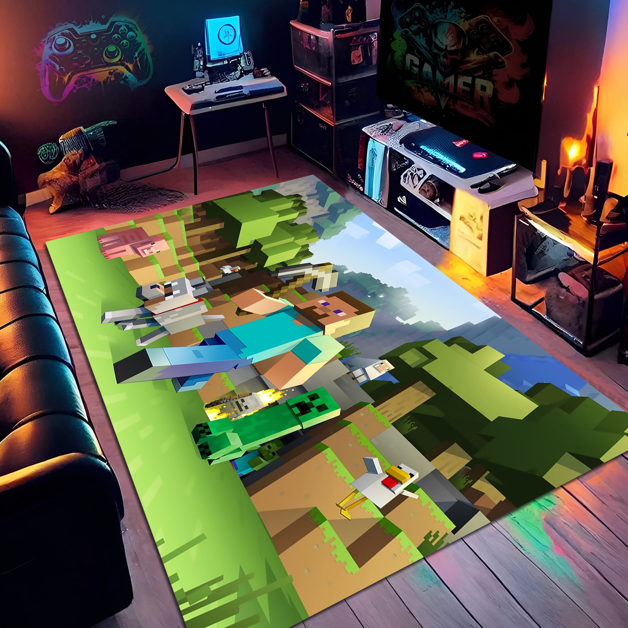 Popular Game Rug,Gamer Carpet, Gaming Carpet, Custom Carpet, Living ...