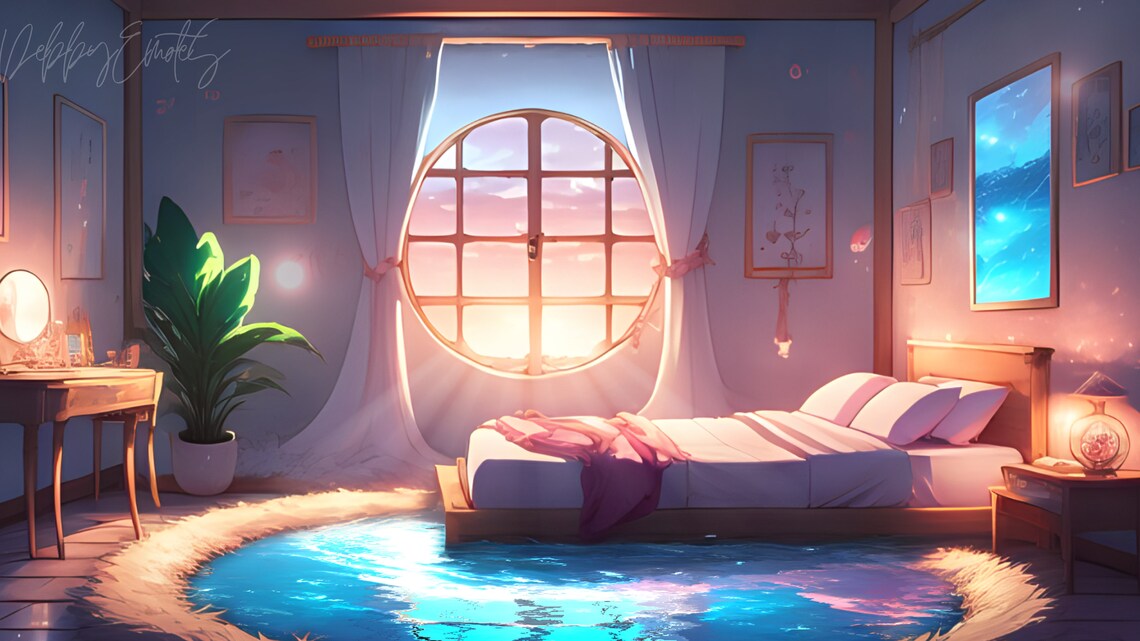 Vtuber Background Animated, 4 Vtuber Stream Design, Vtuber Assets ...