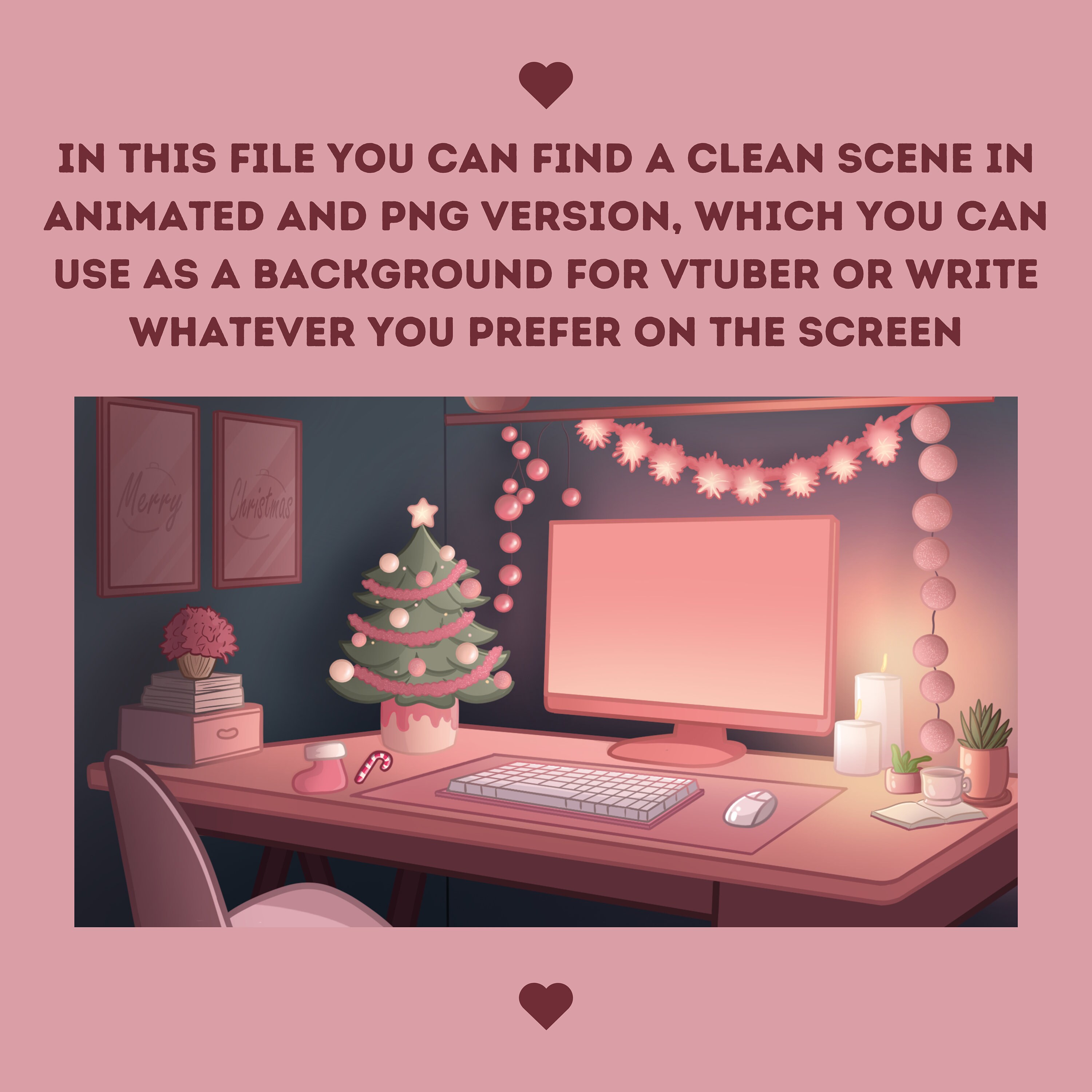 Christmas Twitch Overlays, Animated Stream Scenes for Winter - Lofi ...