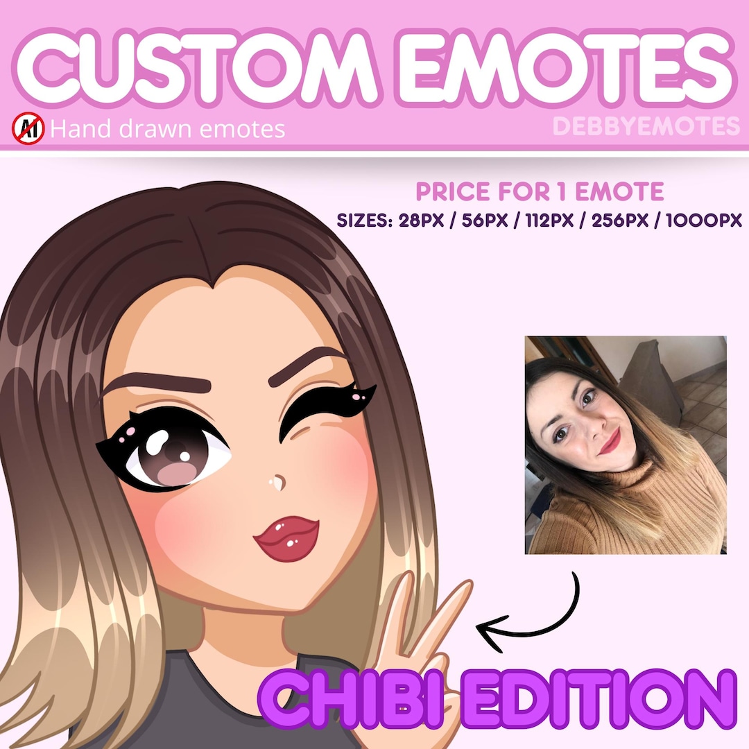 Custom Emote Commission, Custom Emotes for Twitch, Tiktok, Kick ...