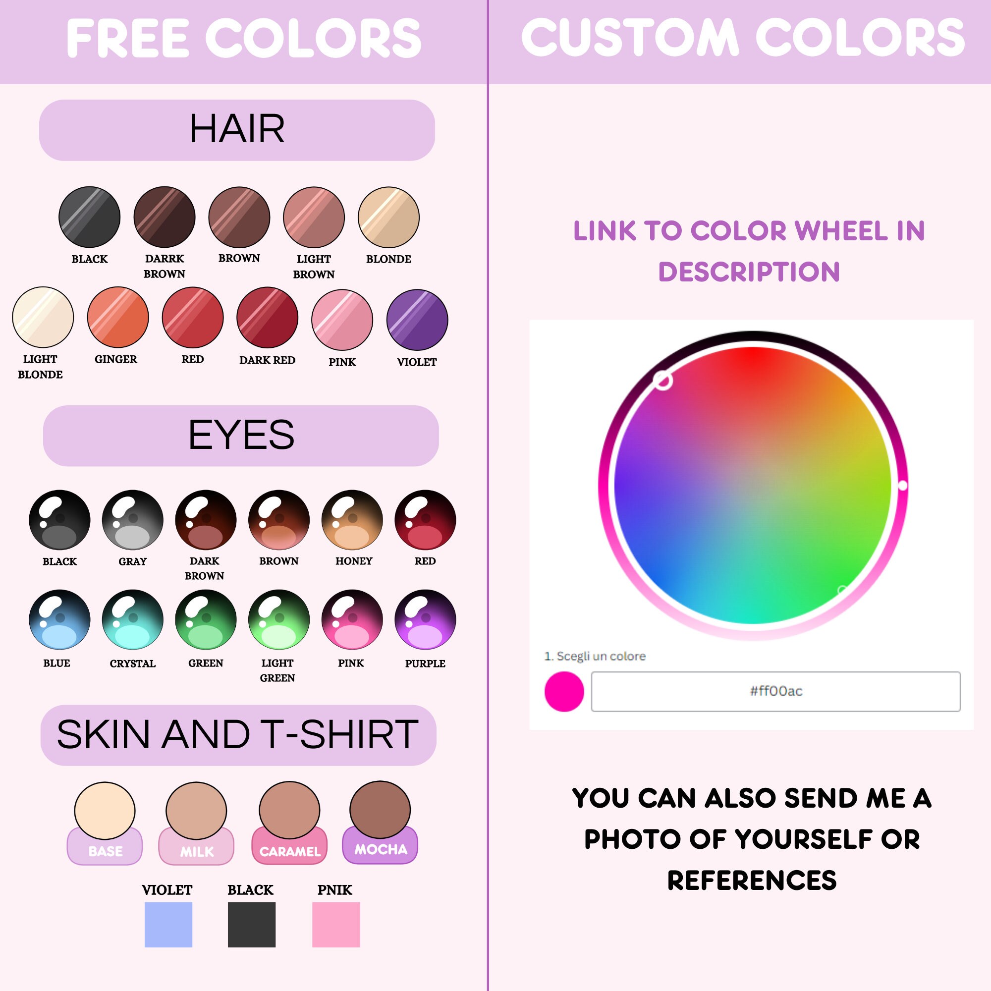 CUSTOM EMOTES, Custom Colors and Glasses, Girl Emotes for Twitch ...