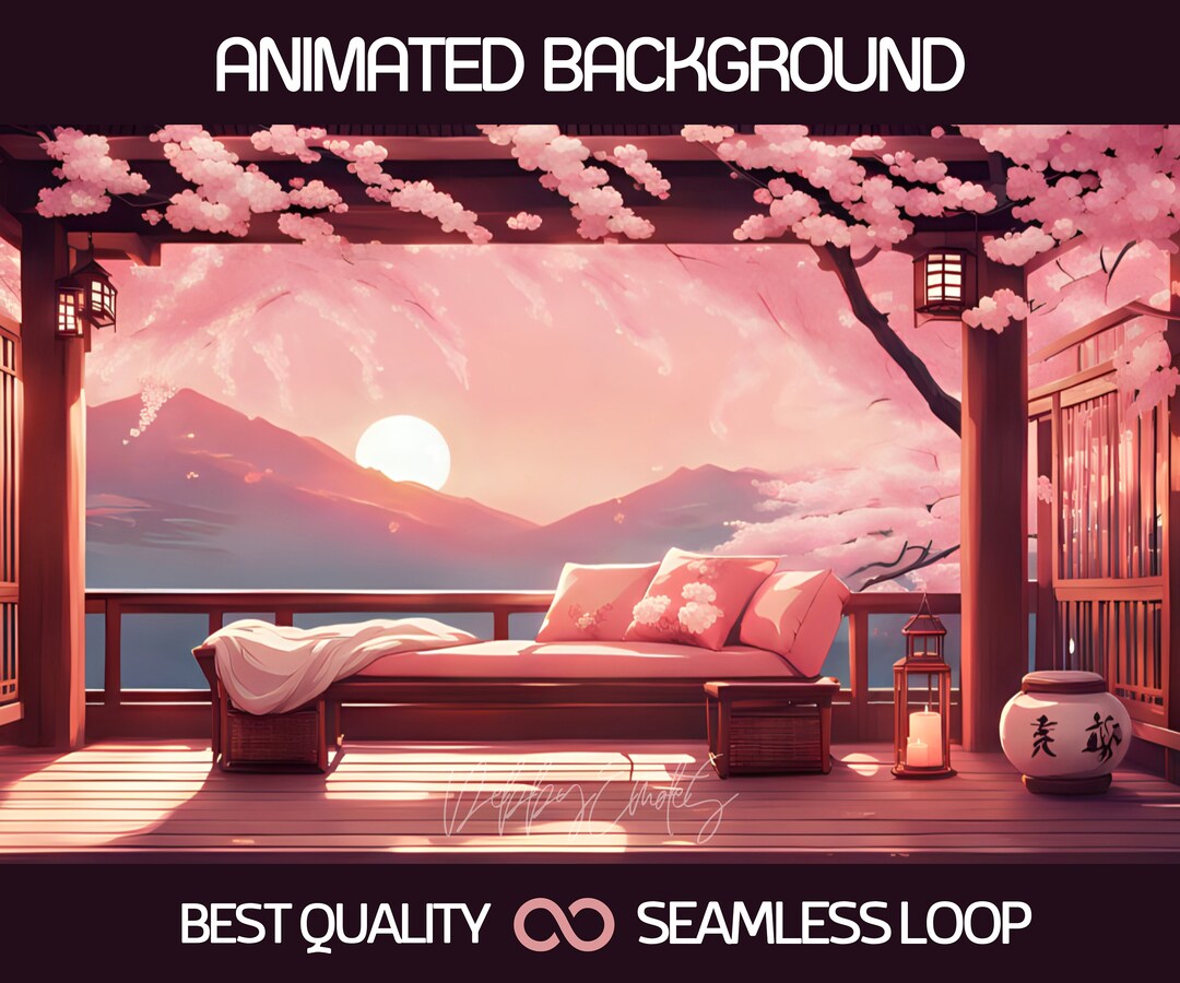 Vtuber Background, Spring Vtuber Background, Vtuber Room, Vtuber Stream ...