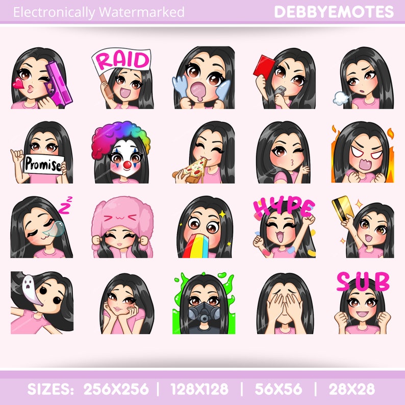 Twitch Emotes, Bundle 85pcs for Discord, Twitch, Tiktok and Any Stream ...