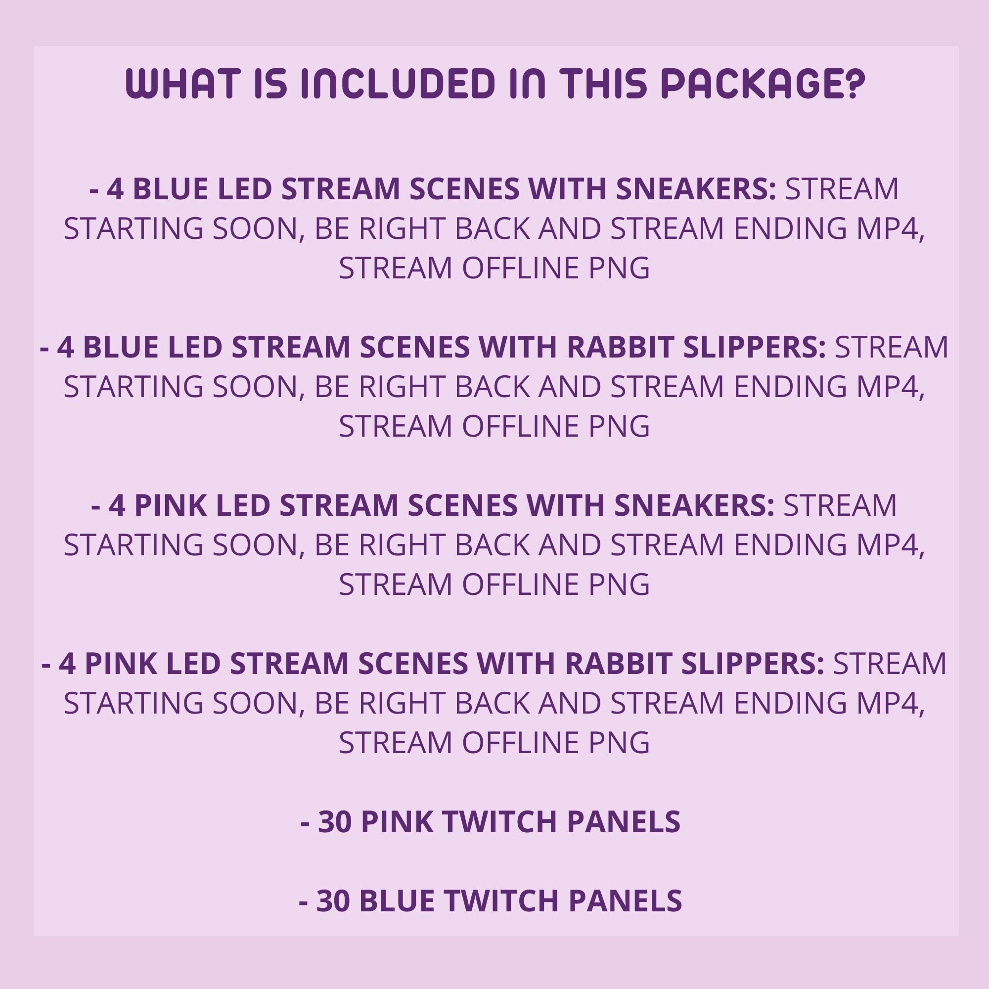 Twitch Overlays, Animated Twitch Switch Scenes for Stream brown Hair ...