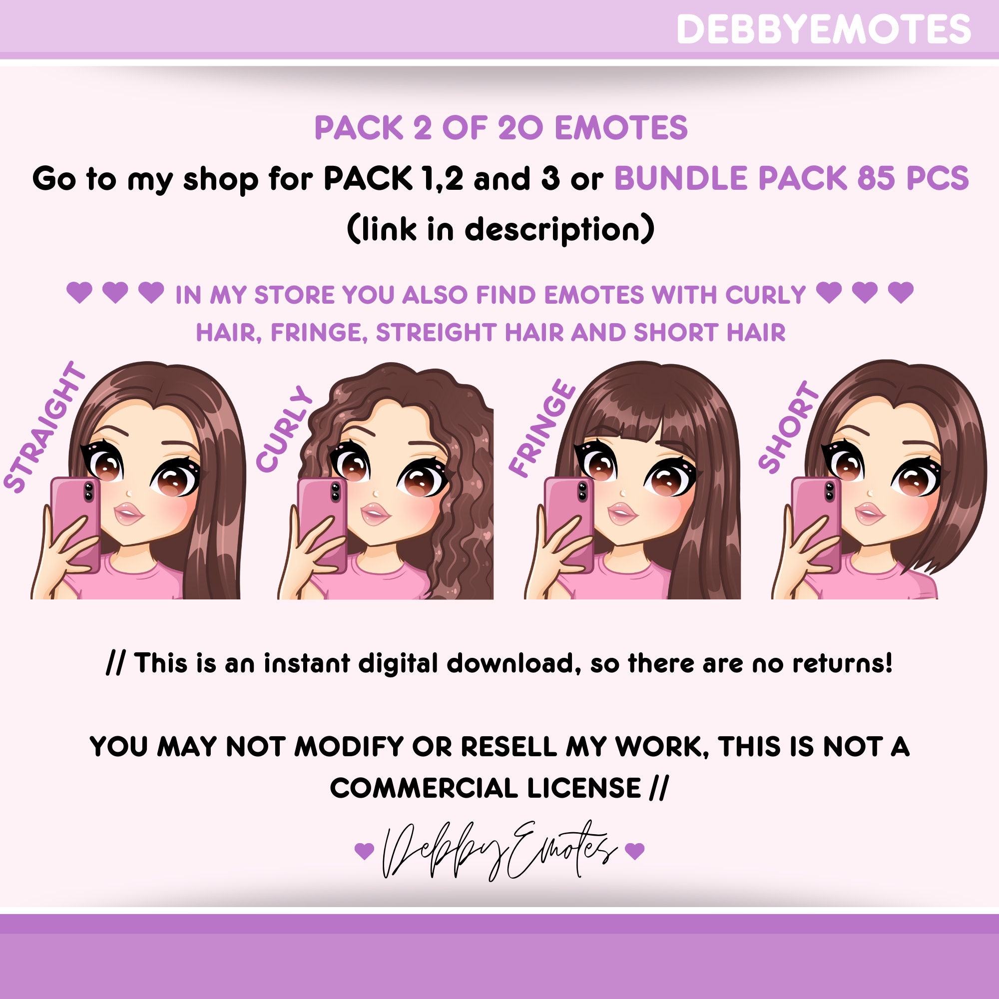 Twitch Emotes, Kick Girl 20 Pcs for Discord, Youtube and Any Stream and ...