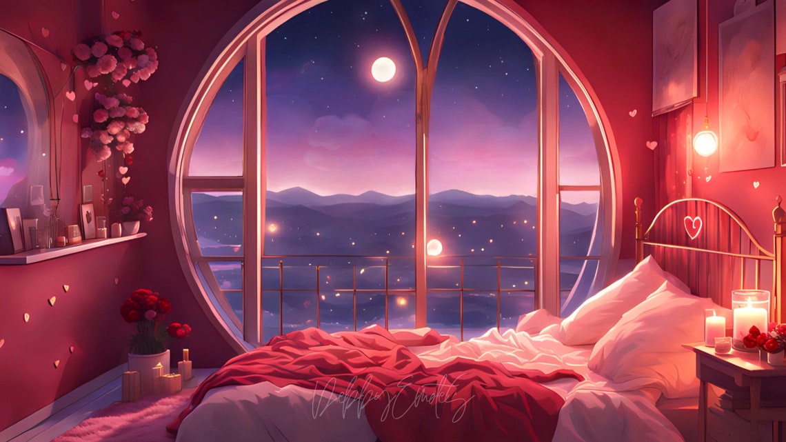 Vtuber Background, Animated Background for Vtuber, Virtual Room ...