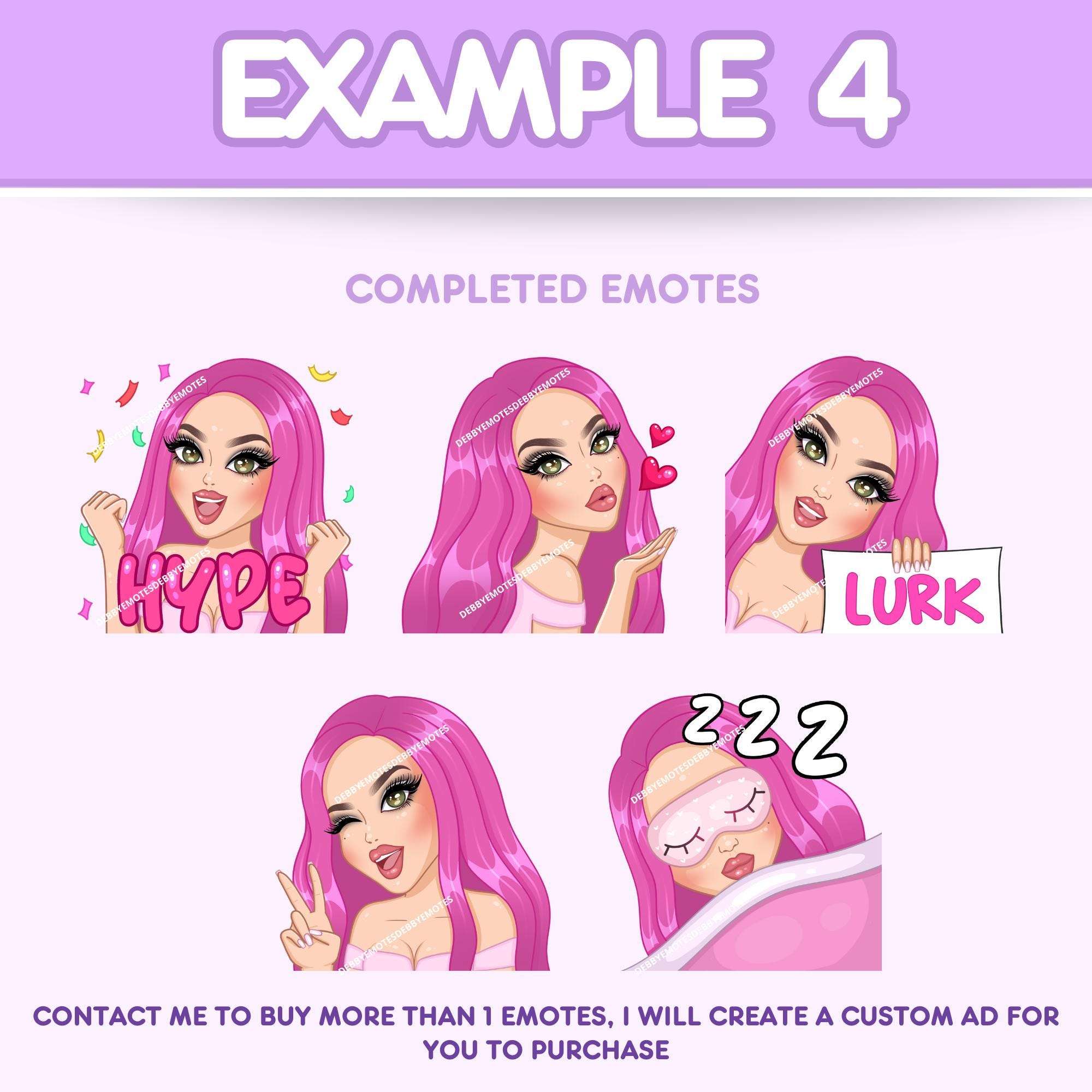 Custom Emote Commission, Custom Emotes From Photo for Twitch, Tiktok ...