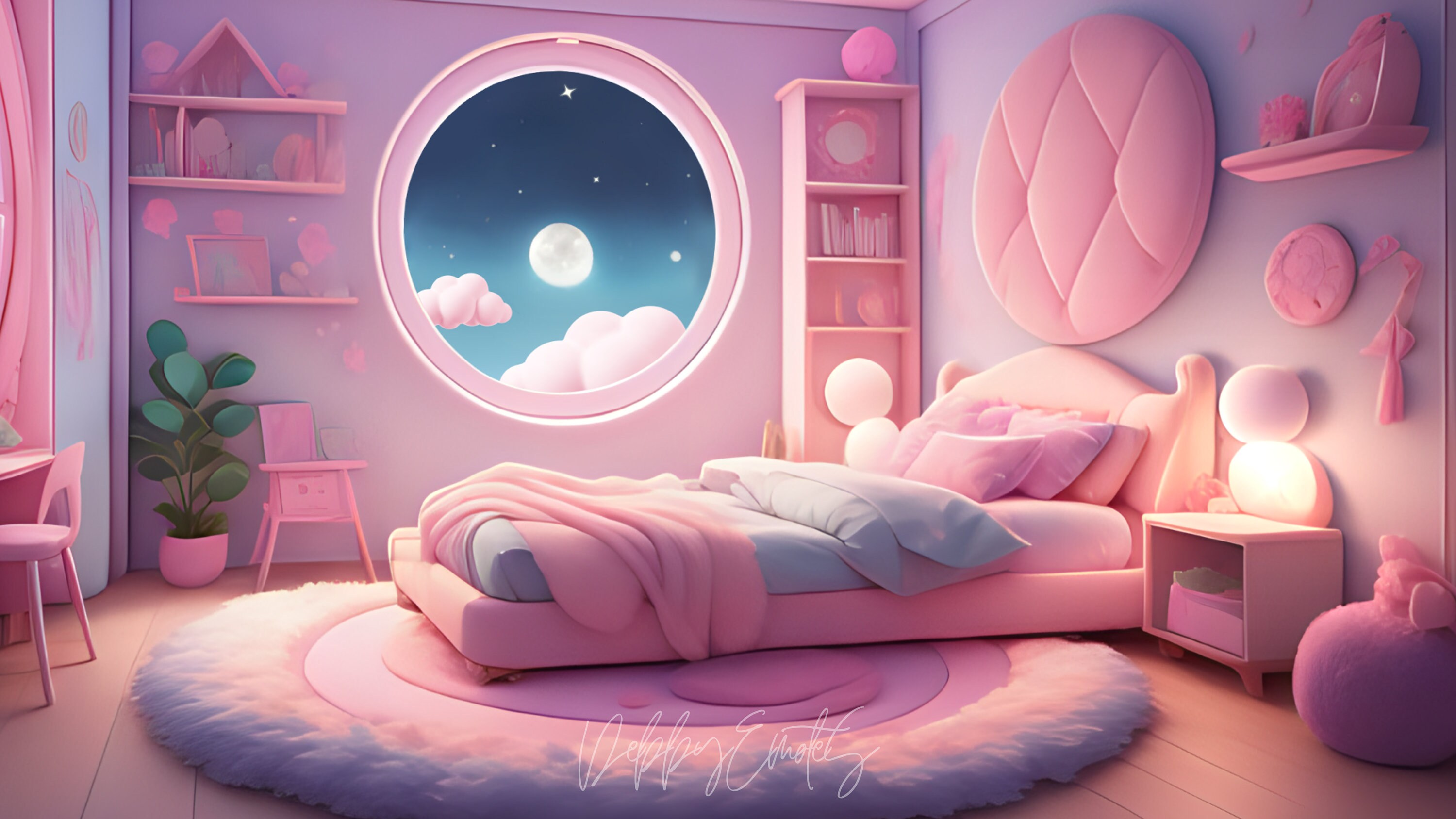 Vtuber Background Animated, Vtuber Pink Background, Vtuber Stream ...