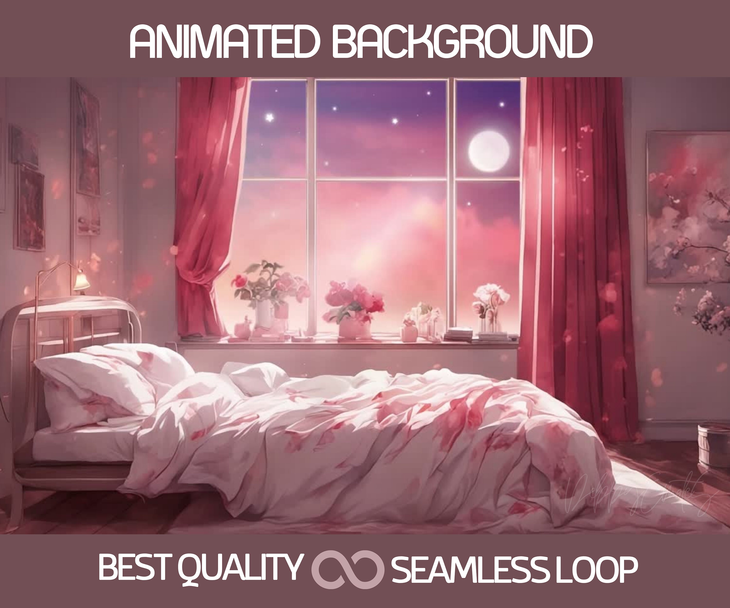 Vtuber Background, Vtuber Room, Twitch Animated Virtual Background ...